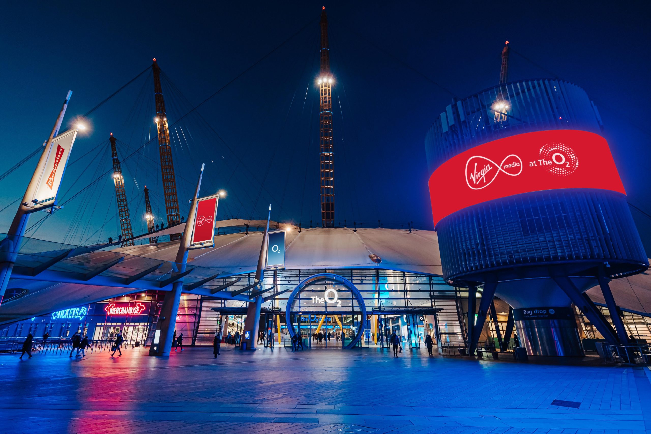 Virgin Media arrives at The O2 with gigabit broadband and plans to make ...
