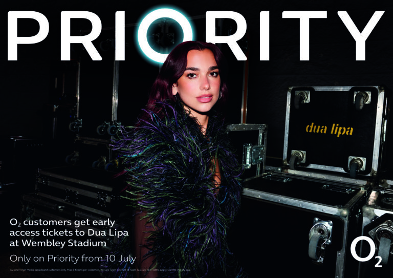 O2 celebrates exclusive Priority presale with pop sensation Dua Lipa at ...